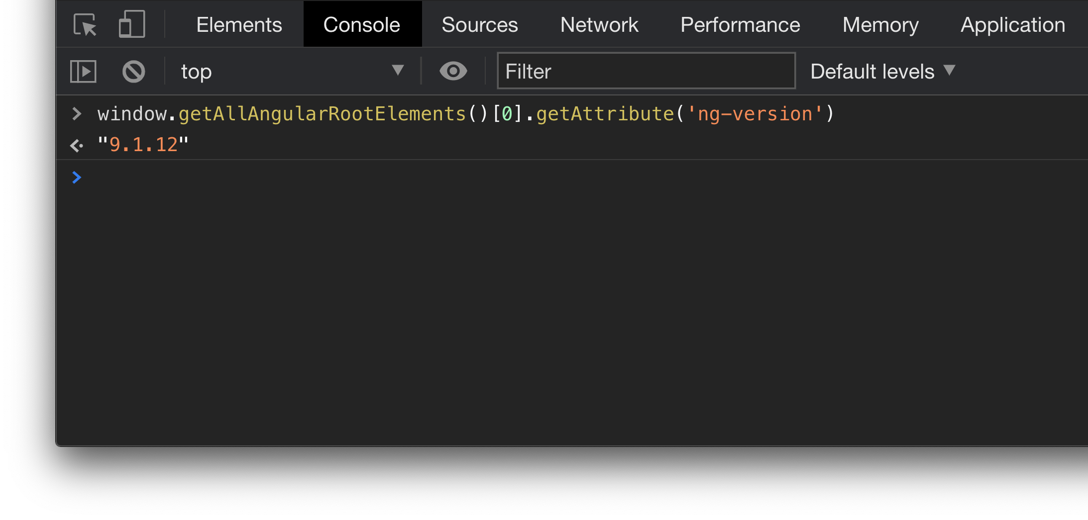 Get Angular Version Of Web Page Using JavaScript Dark Launch